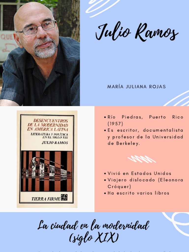Julio Ramos: Crónicas de la Ciudad | PDF | Desastres y Accidentes ...