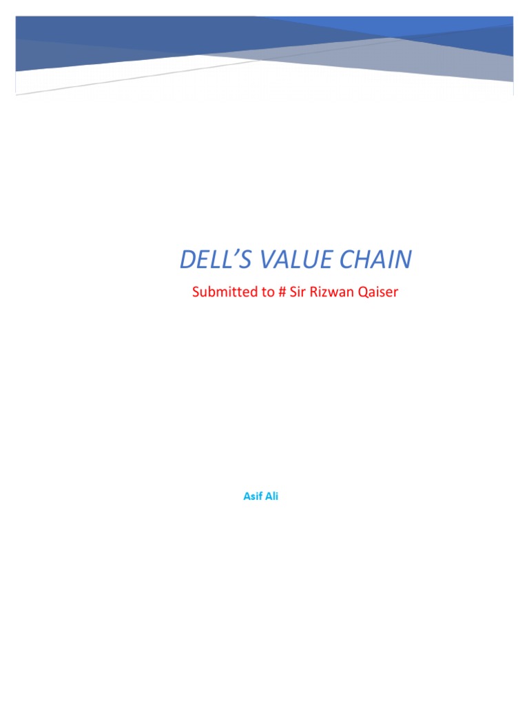 Dell's Direct Sales Model Creates an Exceptional Supply Chain | PDF ...