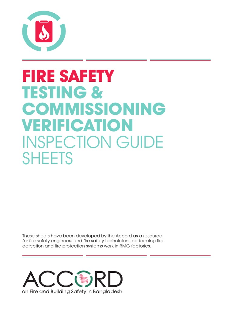 Testing Commissioning Verification Inspection Guide Sheets | PDF | Fire ...