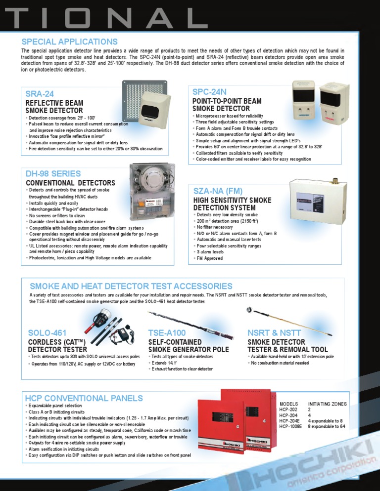 Special Applications: Reflective Beam Smoke Detector Point-To-Point ...