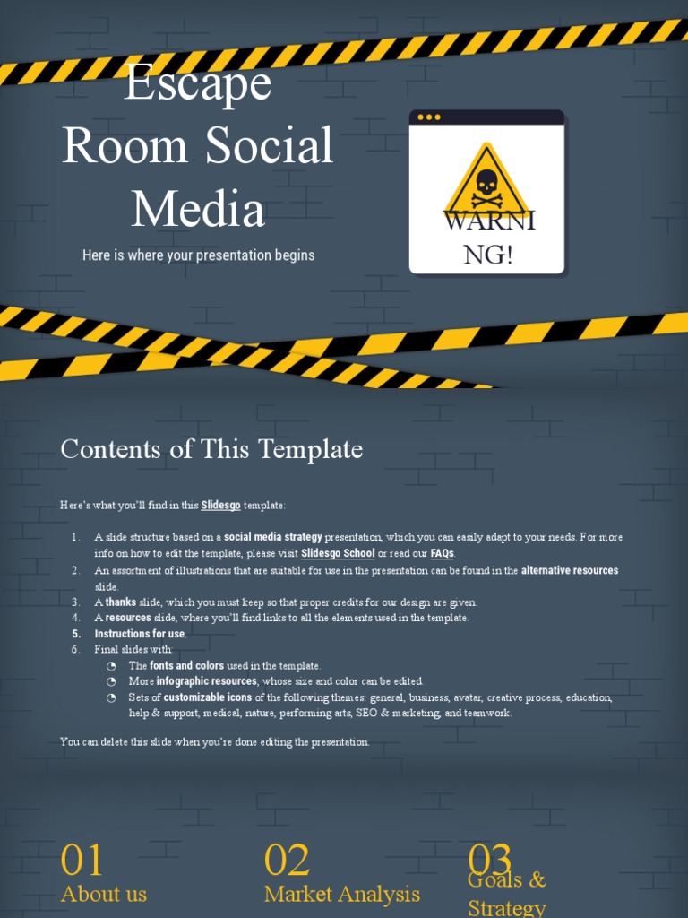 Escape Room Social Media by Slidesgo | PDF | Planets | Jupiter