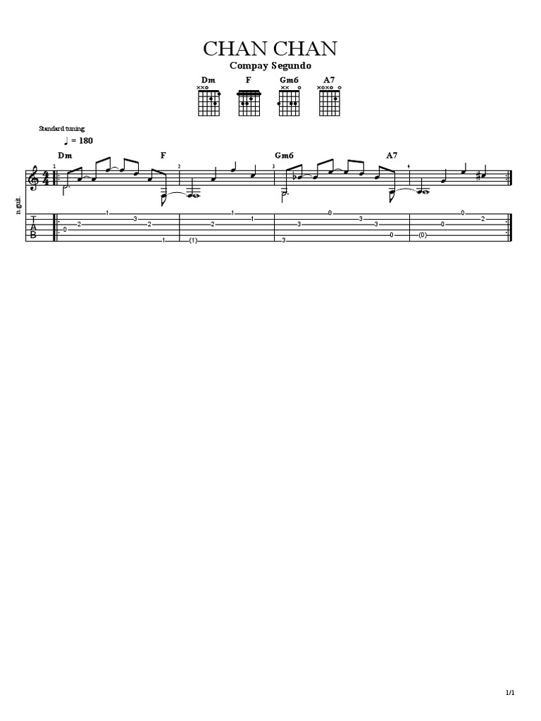 Chan Chan Arpegio | PDF