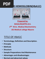 Hba1c Report Format | PDF | Glycated Hemoglobin | Clinical Medicine