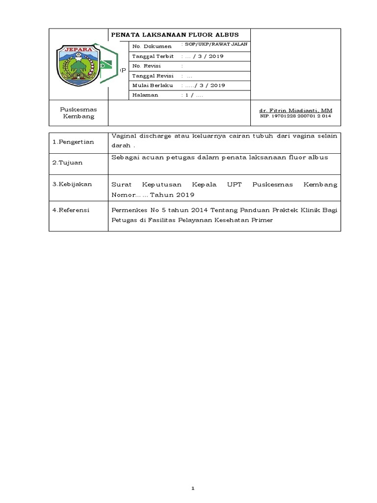 Sop Fluor Albus | PDF