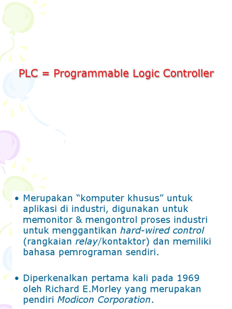 Pengenalan dan Fungsi PLC dalam Industri | PDF