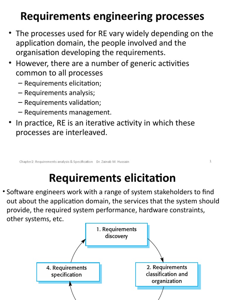 Requirements Engineering Processes | PDF | Specification (Technical ...