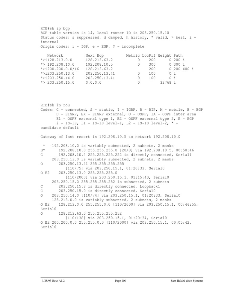 BGP Tutorial | PDF | Ip Address | Router (Computing)