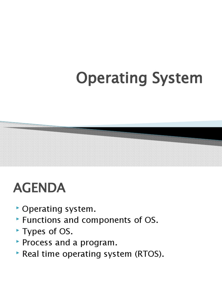 Operating System | PDF | Scheduling (Computing) | Operating System