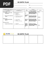 Re Entry Plan Form | PDF | Personal Protective Equipment | Occupational ...