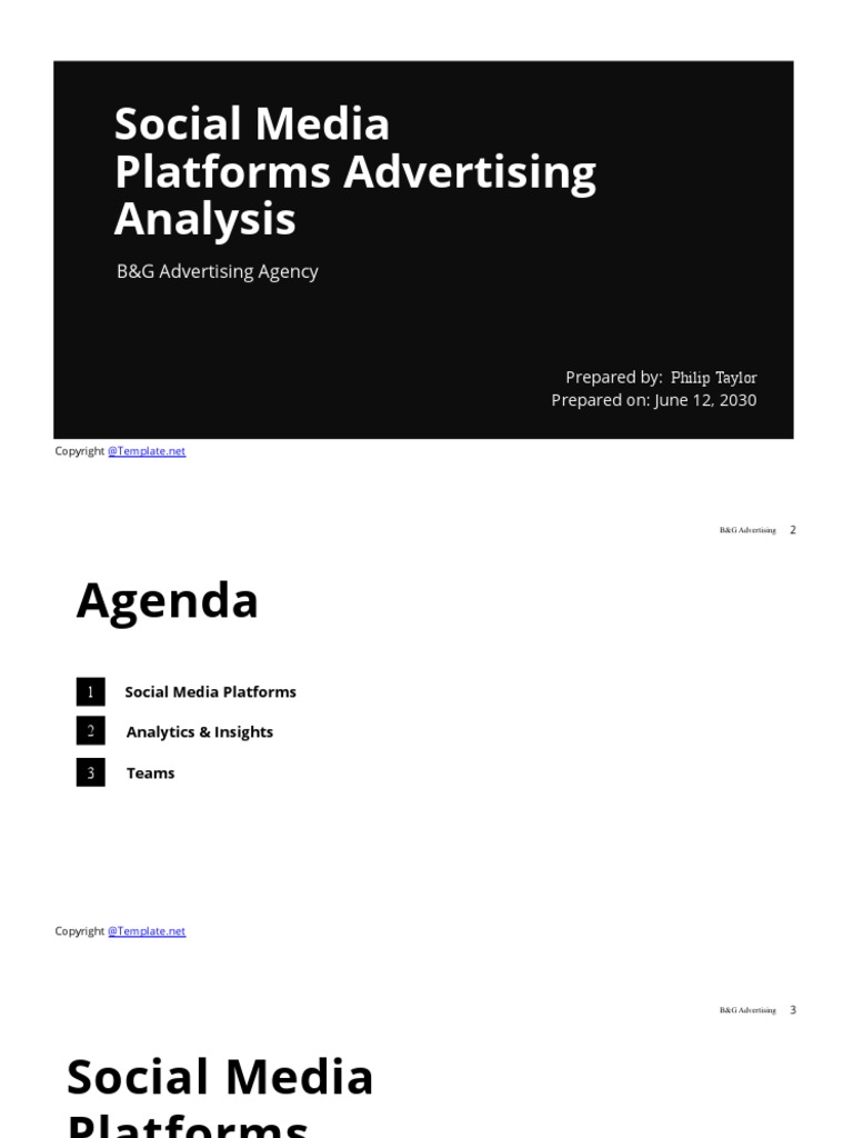 Free Simple Advertising Agency Presentation | PDF