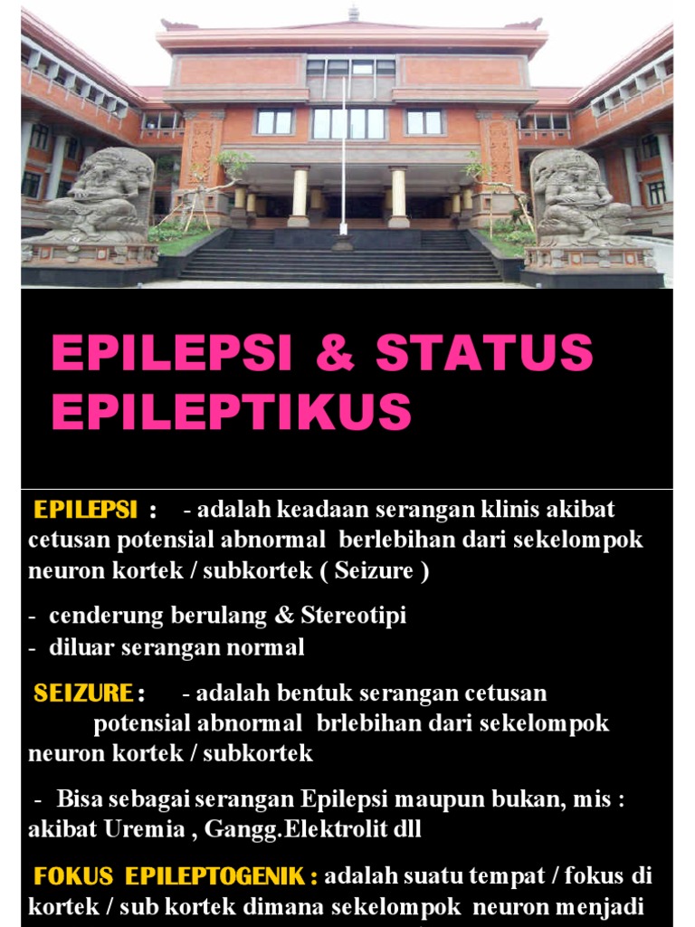 Epilepsi Dan Status Epileptikus PDF | PDF