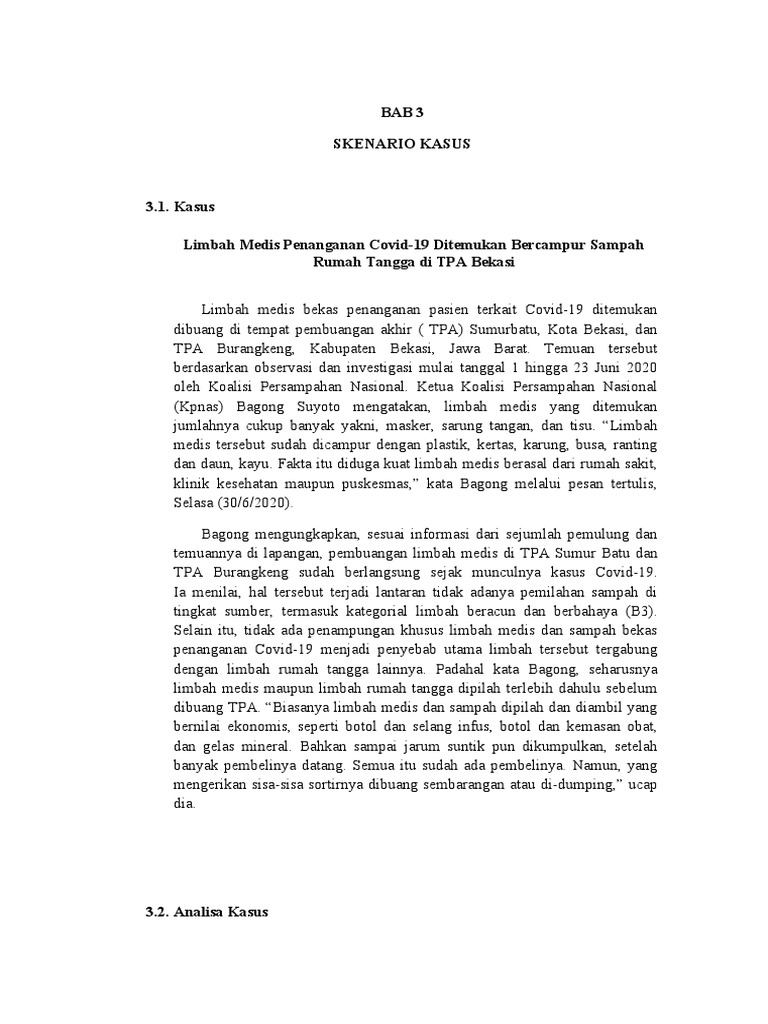 Analisa Kasus 1 K3 | PDF