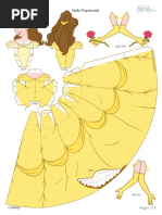 Tangled Rapunzel Paper Craft Printable 0910 | PDF