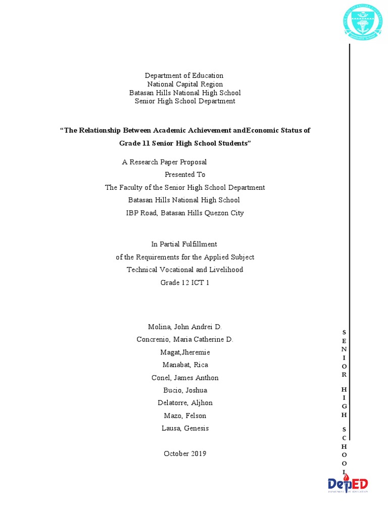 Academic Achievement and Economic Status | PDF | Survey Methodology ...