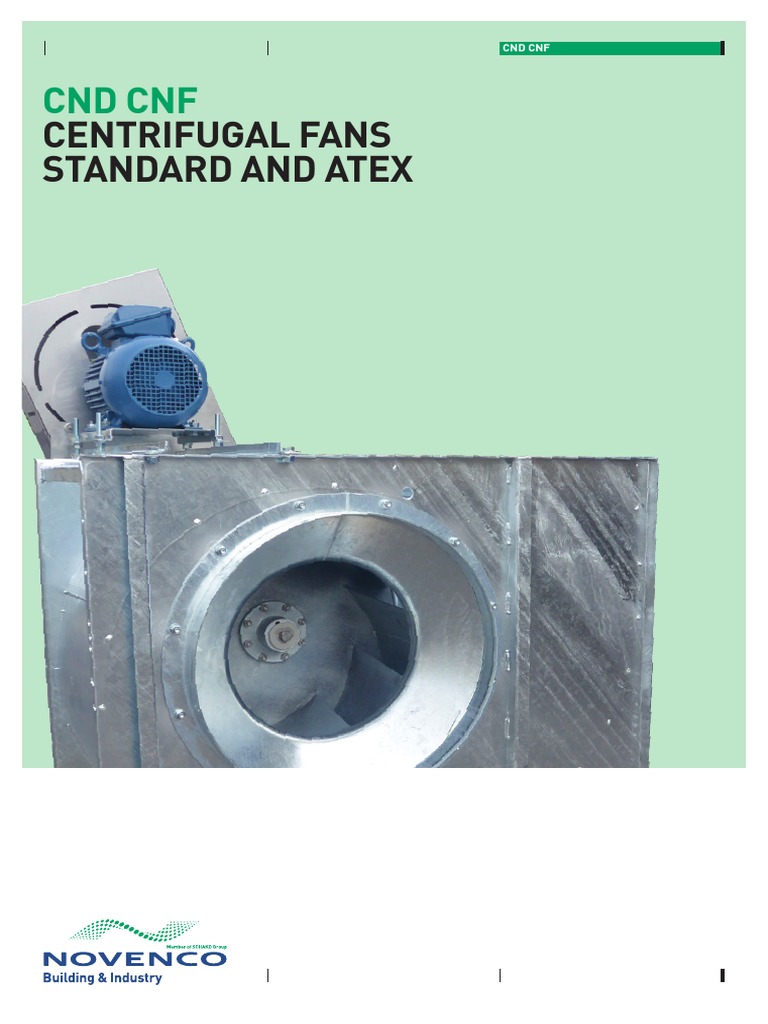 Novenco Cnd-Cnf-Cat-Gb-Mu15467-0317 | PDF | Duct (Flow) | Manufactured ...