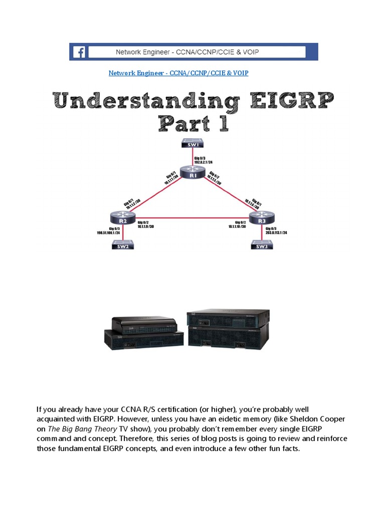 Understanding EIGRP - Part 1 | PDF | Routing | Ip Address