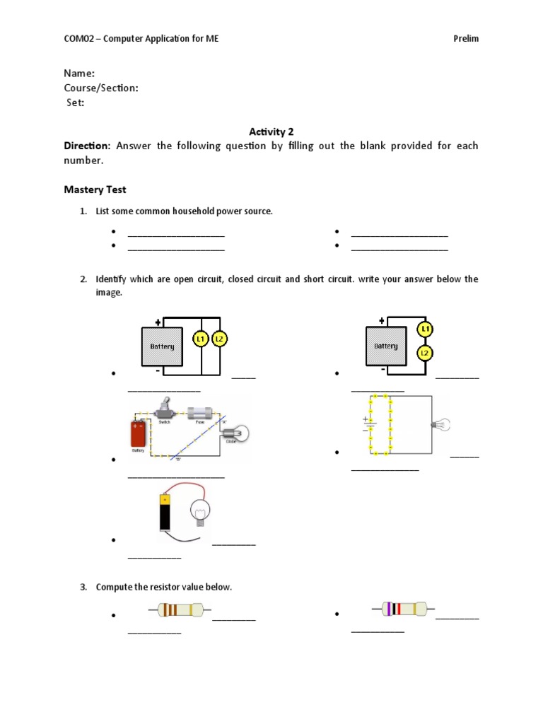 Computer Applications Prelim Activity Guide | PDF | Computers