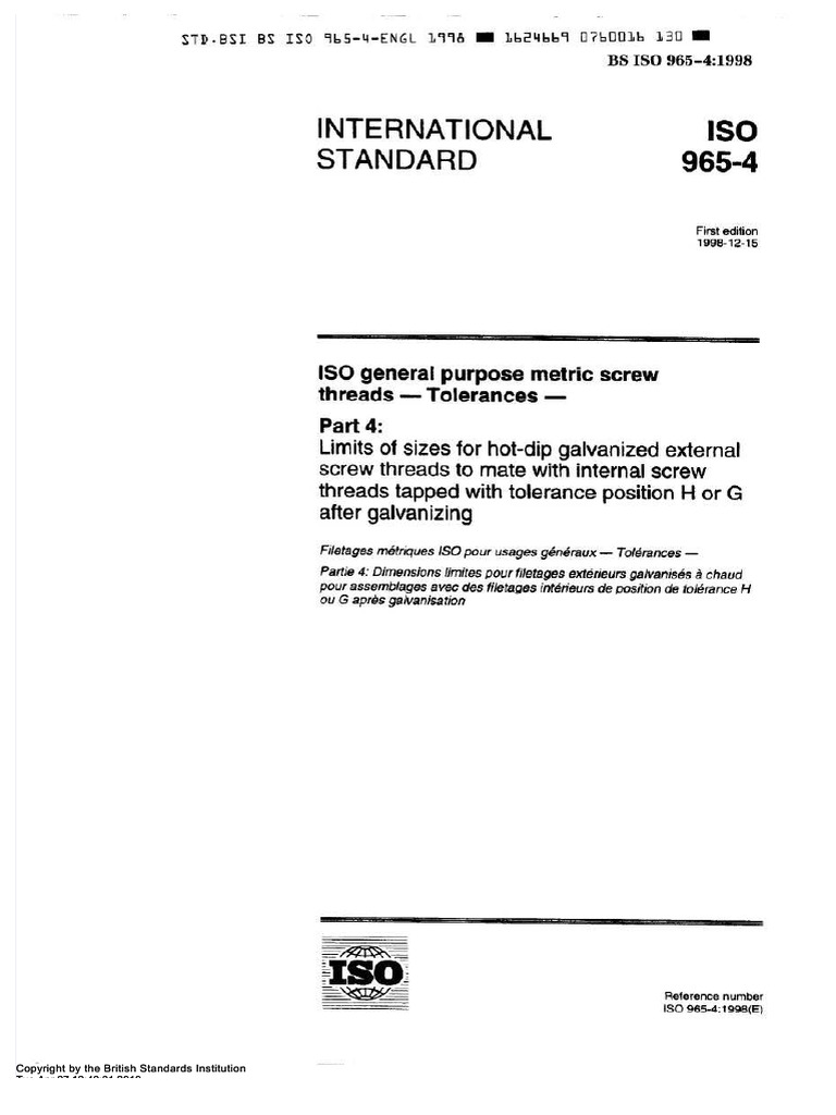 Iso 965 4 PDF | PDF