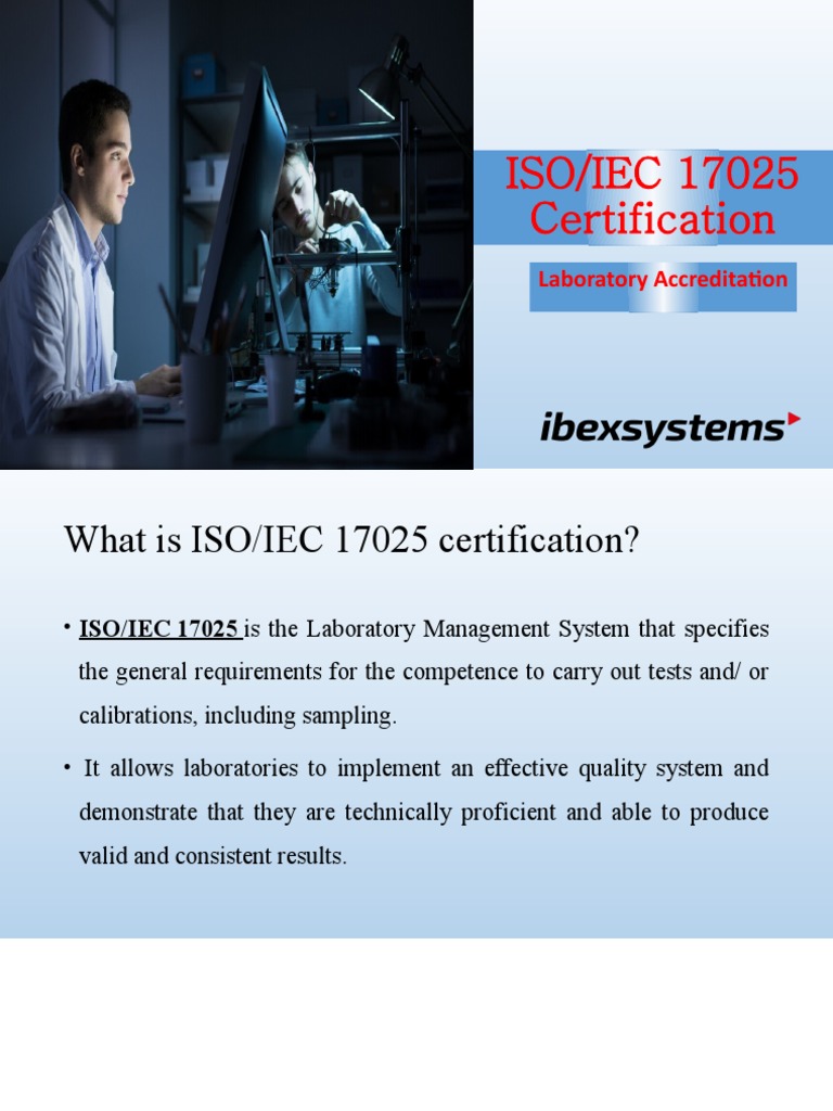 ISO/IEC 17025 Certification: Laboratory Accreditation | PDF