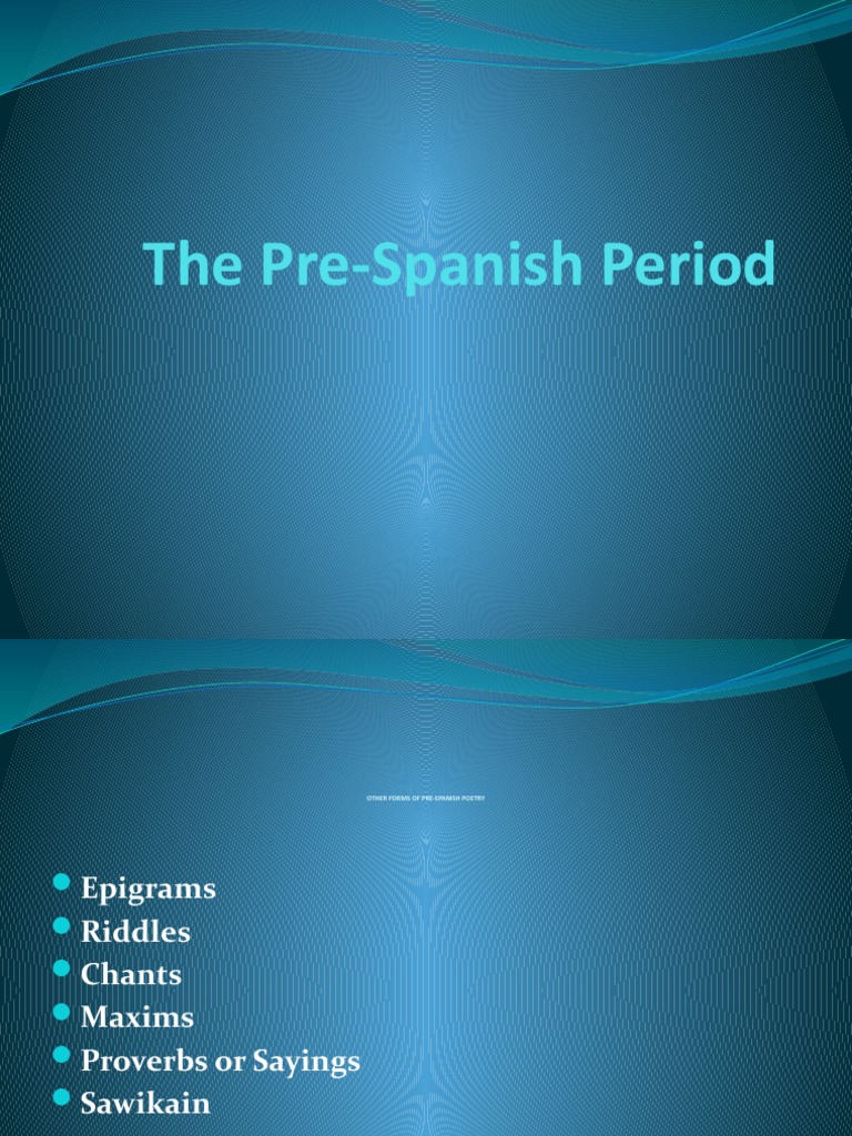 The Pre-Spanish Period | PDF