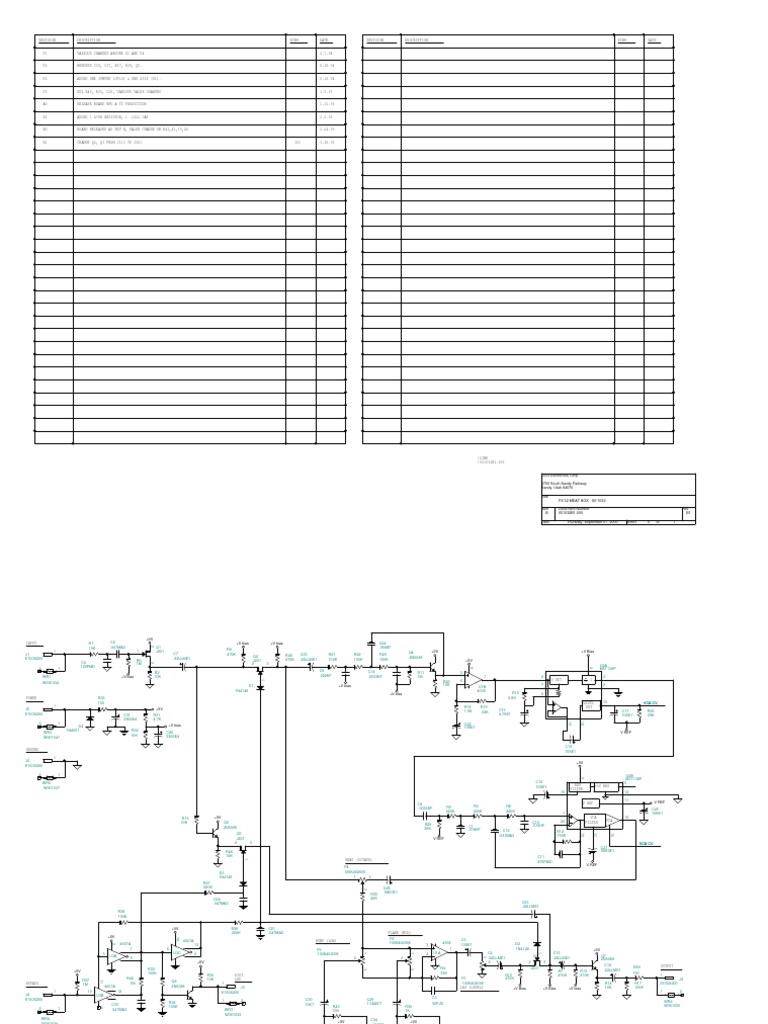 FX32 Meat Box Schematic Revision B1 | PDF