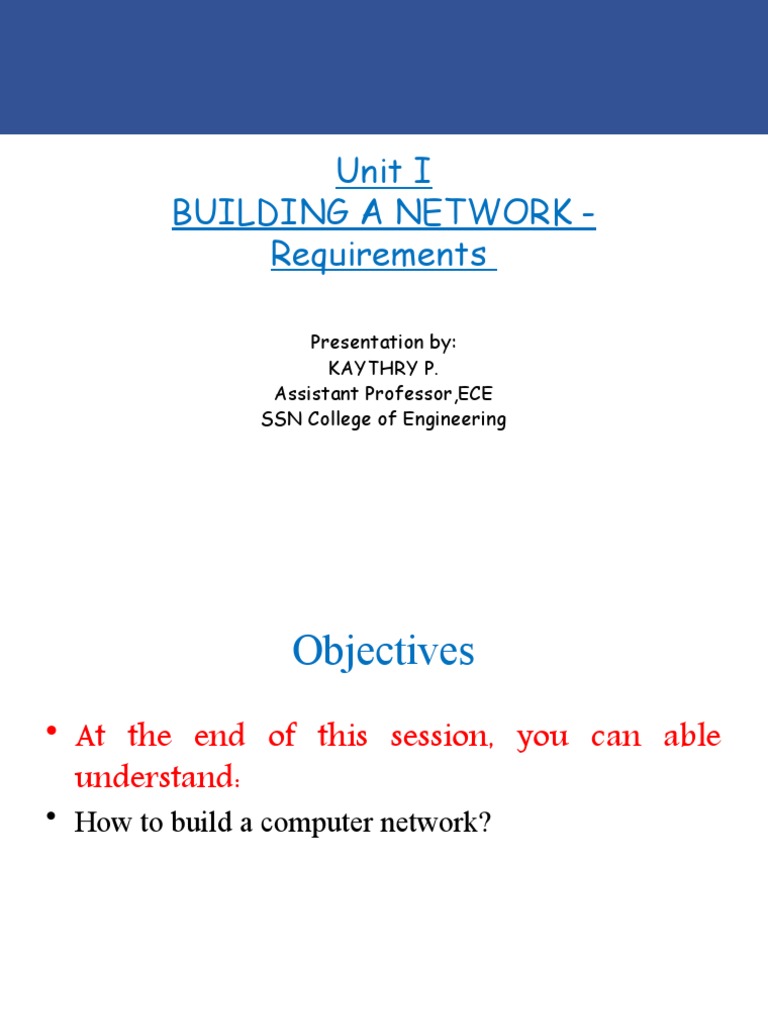Building a Computer Network Basics | PDF | Computer Network | Multiplexing