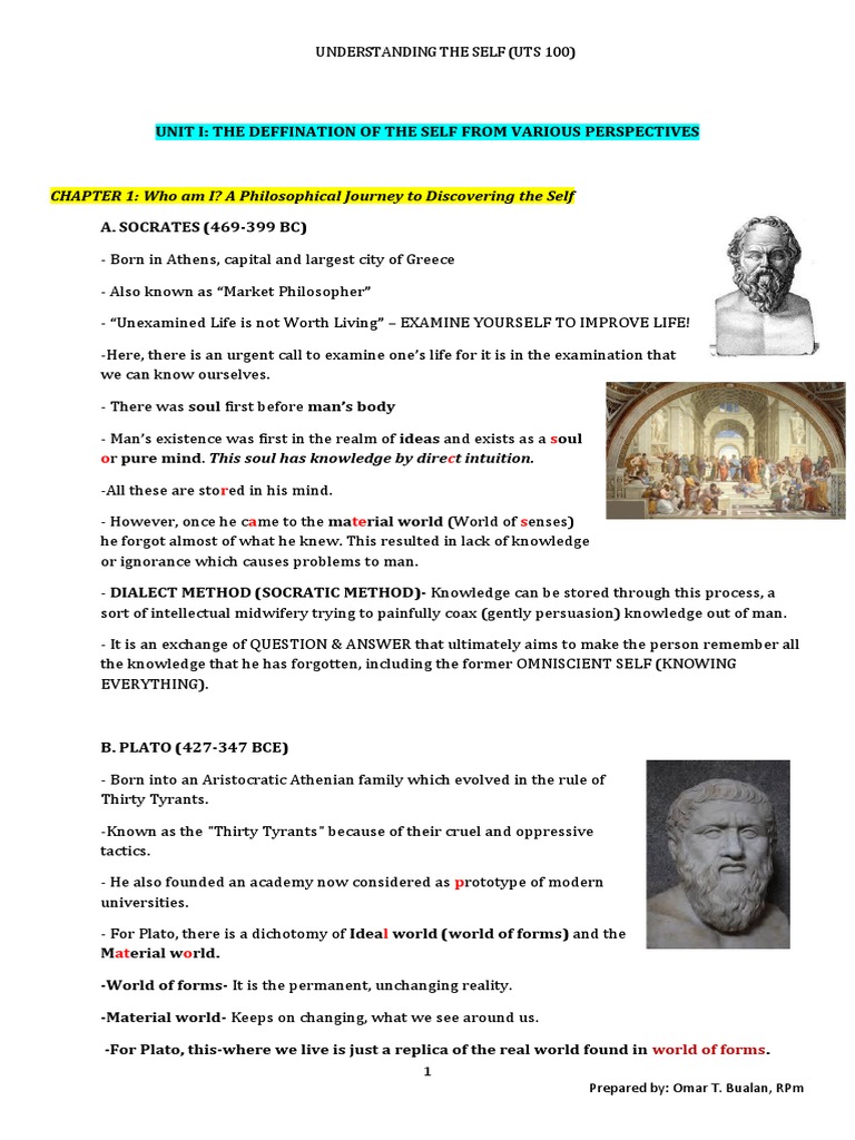 Philosophers on Understanding the Self | PDF | Id | Philosophy Of Self