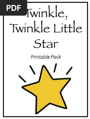 Twinkle Twinkle Little Star Printables