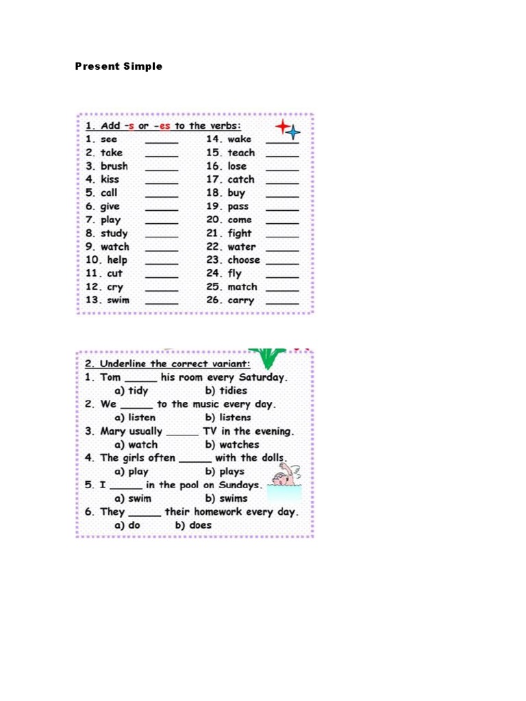 Present Simple | PDF