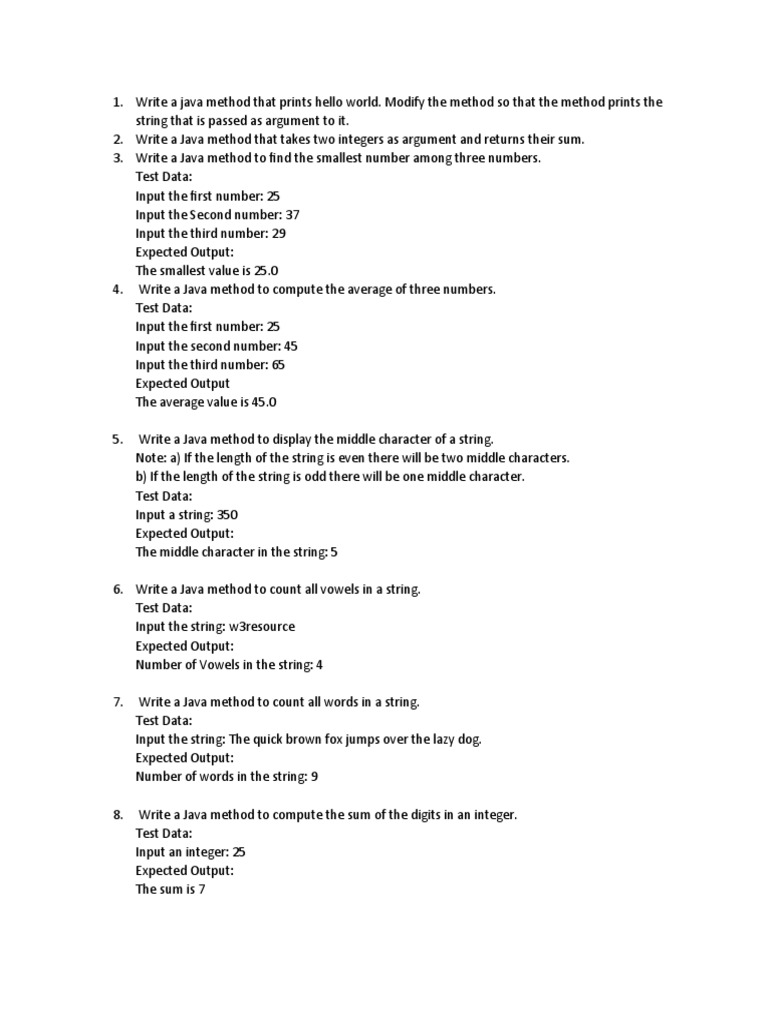 Lab 4 Methods Download Free Pdf Parameter Computer Programming String Computer Science