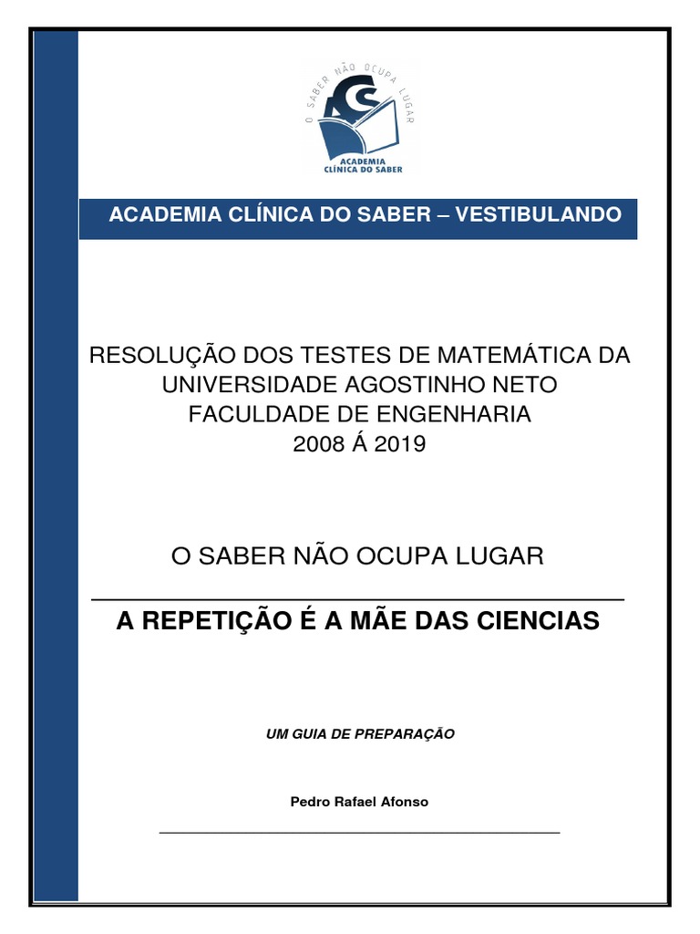 Exame Engenharia - UAN Actualizado PDF | PDF | Ensino Superior | Engenharia