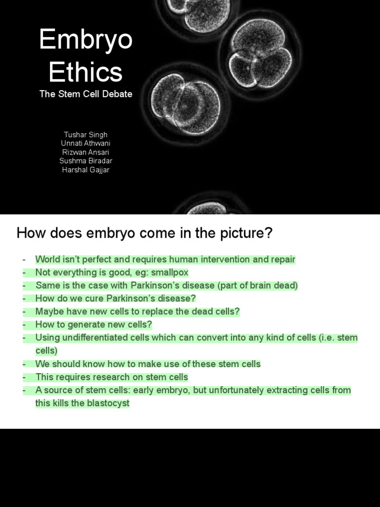 Applied Ethics Embryo - Compressed | PDF | In Vitro Fertilisation ...
