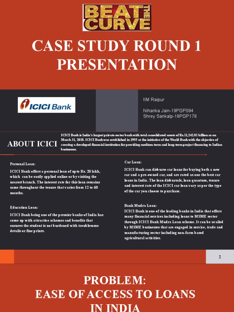 Case Study Round 1 Presentation: IIM Raipur Niharika Jain-19PGP094 Shrey Sankalp-18PGP178 | PDF ...