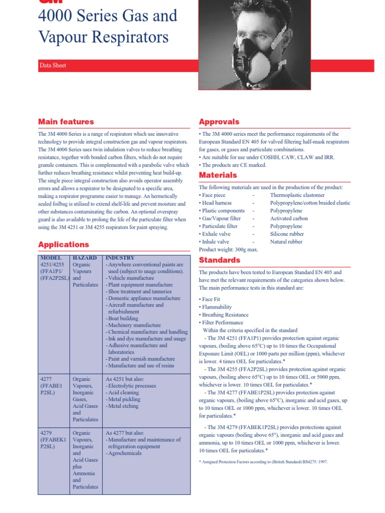 3M 4279 Datasheet PDF | PDF | Chemistry | Materials