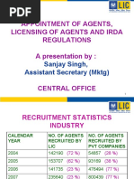 IRDA Guidelines for Insurance Agents | PDF | Insurance | Corporate Law