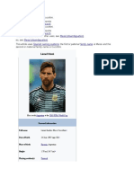 Messi Quiz: 50 Trivia Questions | PDF | Lionel Messi | Fc Barcelona