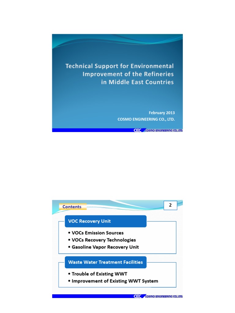 February 2013 Cosmo Engineering Co., LTD | PDF | Sewage Treatment ...