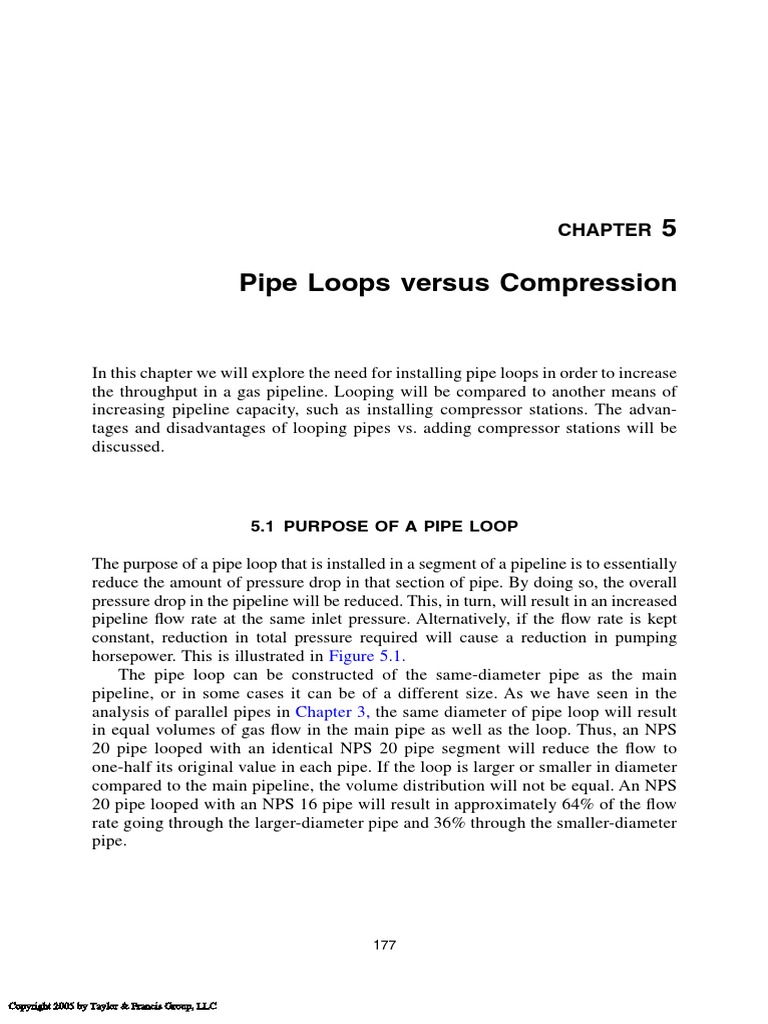 5 Pipe Loops Versus Compression: 2785 - C005.fm Page 177 Friday, April ...