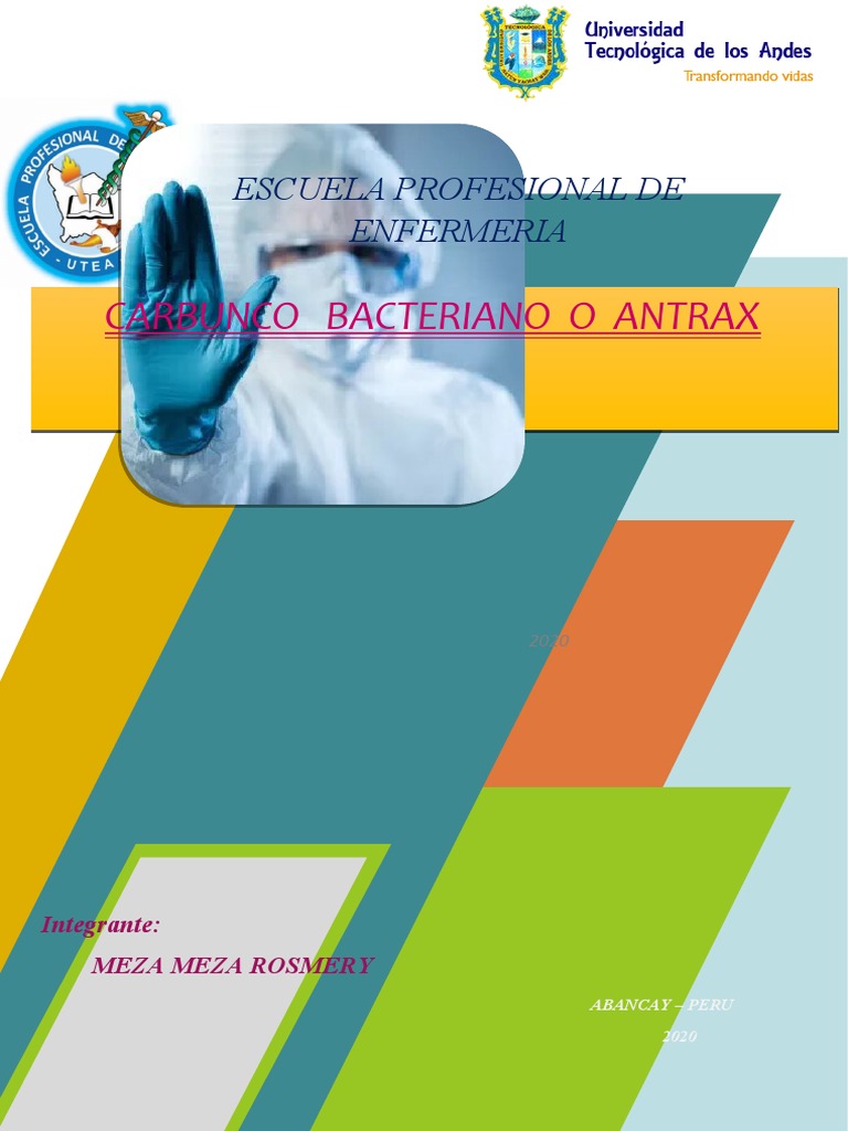 Carbunco Bacteriostatico | PDF | Ántrax | Ciencias de la Salud