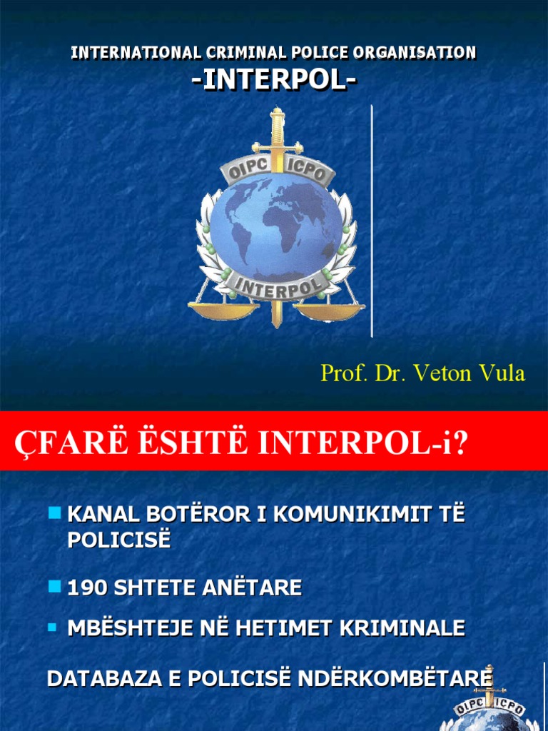 Bashkepunimi Nderkombetar Interpoli | PDF