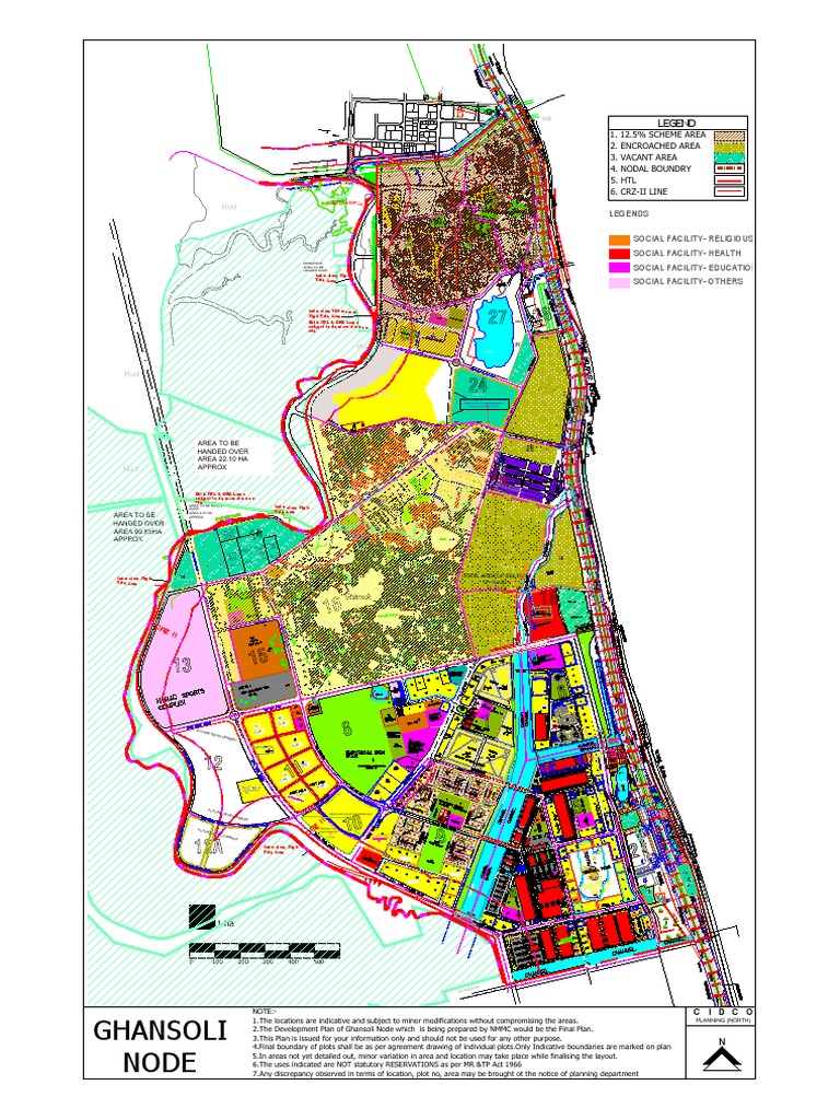 Ghansoli Node: Rabale 1. 12.5% SCHEME AREA 2. Encroached Area 3. Vacant ...