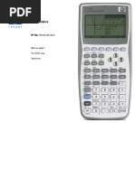 HP 38G Graphing Calculator Overview | PDF | Control Flow | Pointer ...