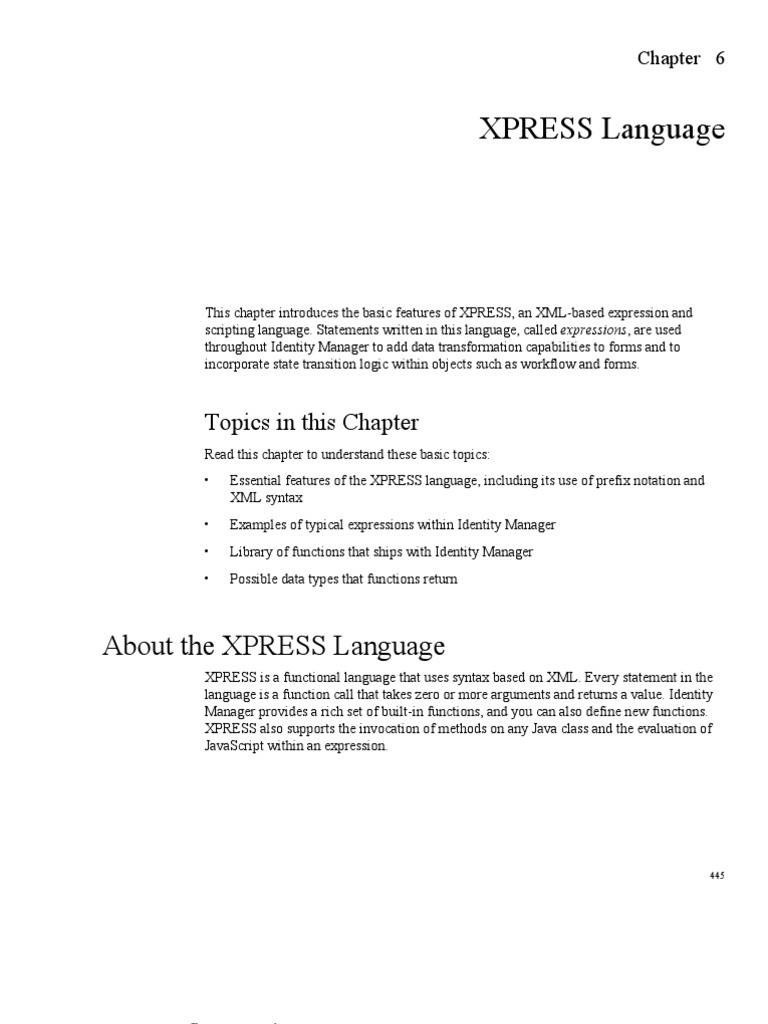 Introduction to XPRESS Language | PDF | Parameter (Computer Programming ...