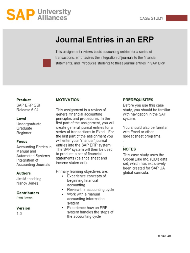 Ex 3 Journal Entries Guide PDF | PDF | Expense | Debits And Credits
