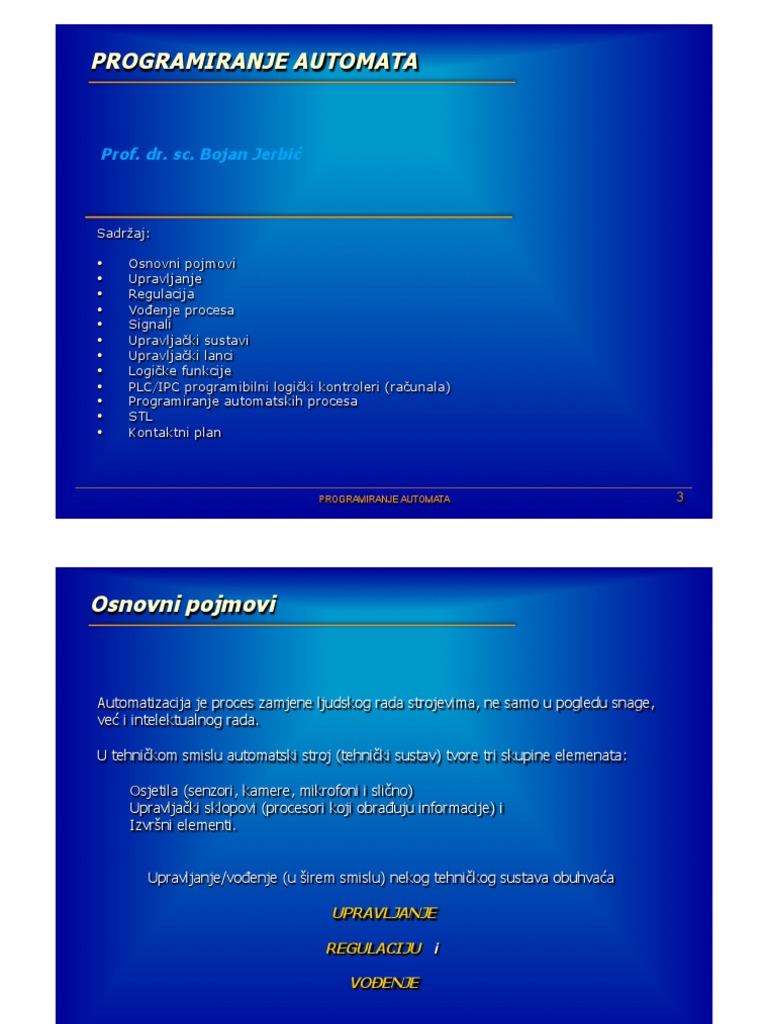 Programiranje Automata PDF | PDF