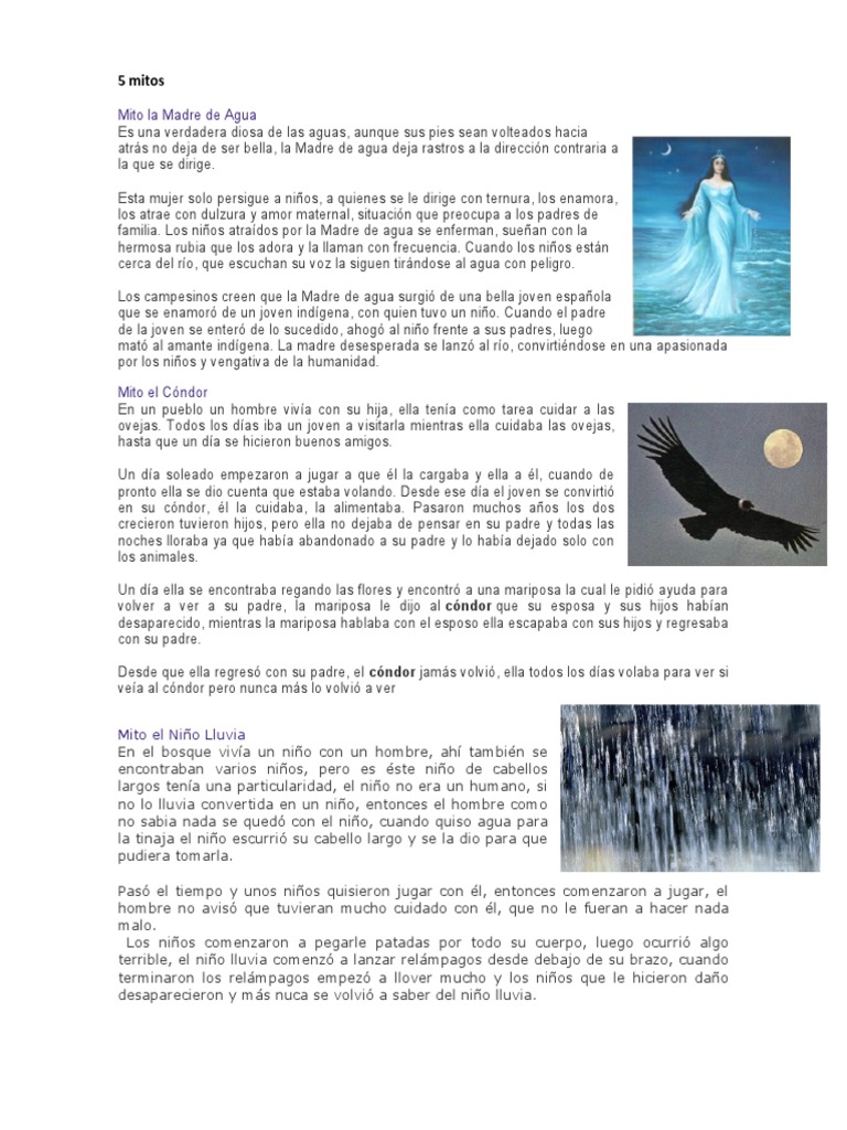 3 Mitos y 3 Leyendas | PDF