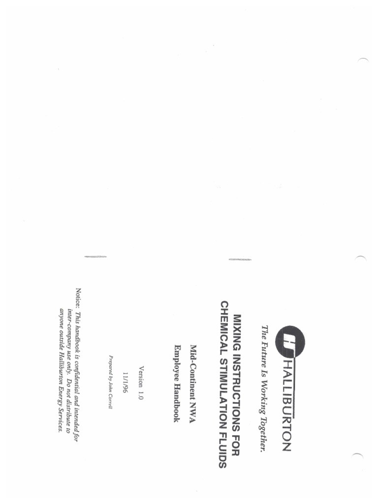 Halliburton Stimulation Book | PDF