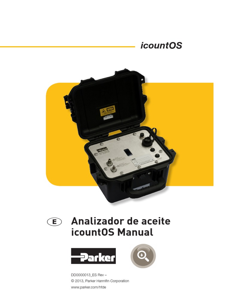 Catálogo Contador de Partículas Parker IOS | PDF | Calibración ...