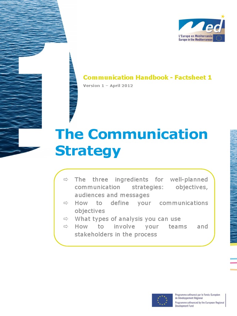 The Communication Strategy | PDF | Swot Analysis | Communication