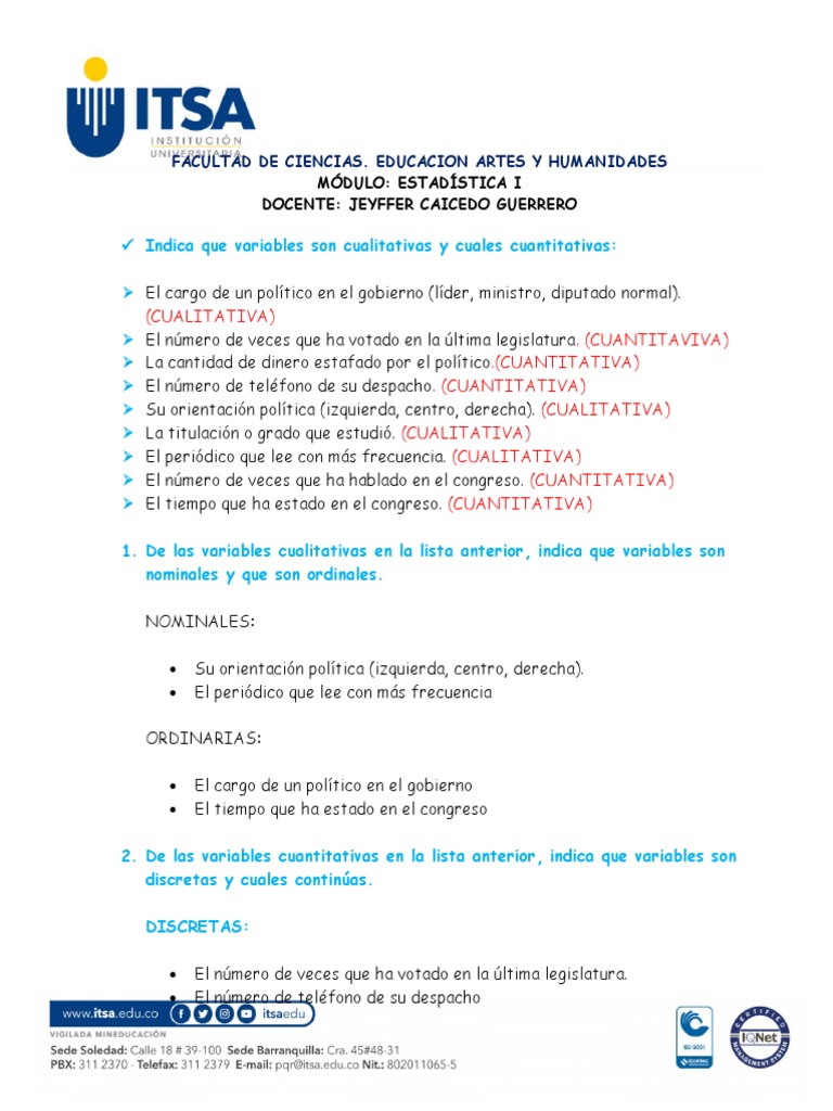 Actividad Conceptos Basicos | PDF | Estadísticas | Gobierno